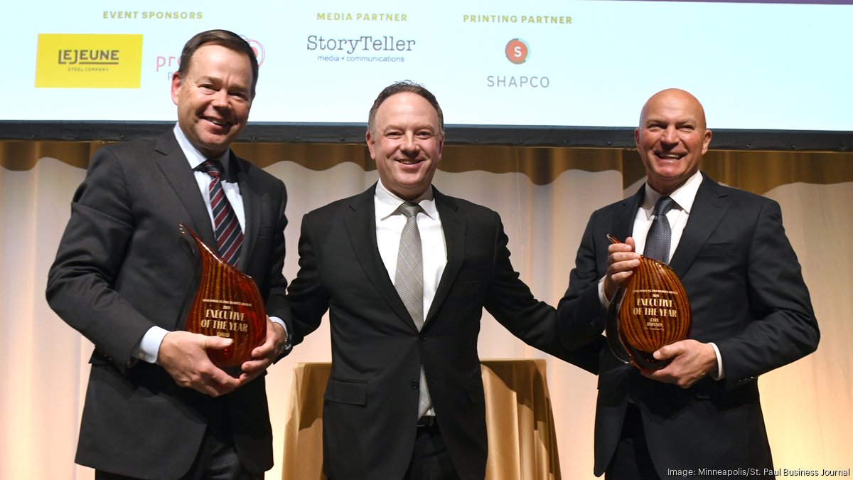 David Mortenson, Dan Johnson accept 2024 Executive of the Year honors ...