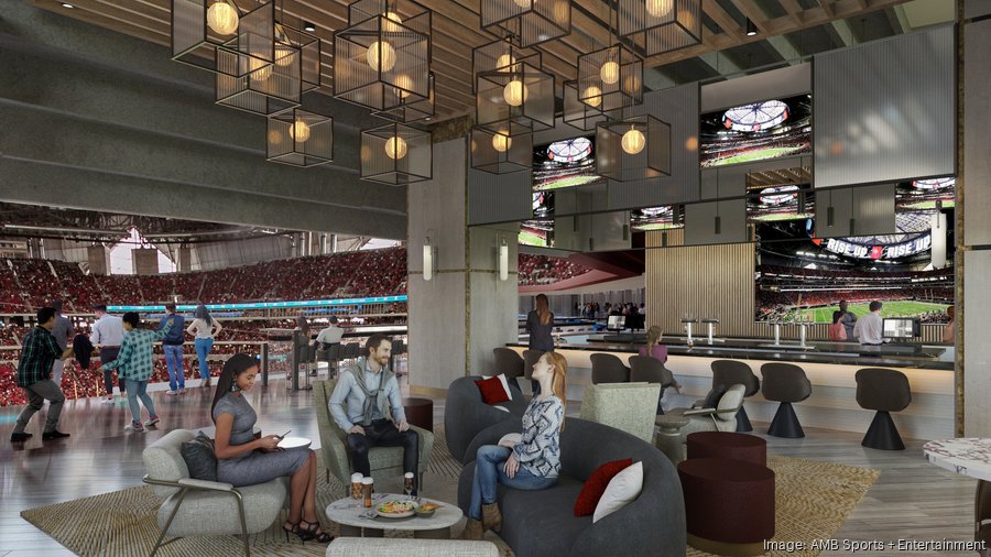 Mercedes-Benz Stadium replacing Molly B's with Chairman's Lounge ...