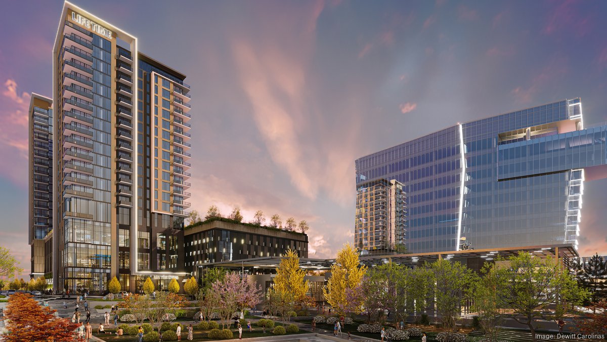 The Exchange Raleigh adds Life Time fitness club, apartment tower ...