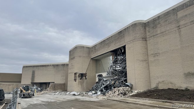 Regency Mall has begun demolition of Boston Store demo. When Woodman's ...