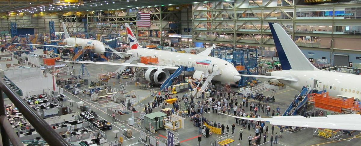 Boeing to boost 787 production to 14 monthly by 2020 - Puget Sound ...