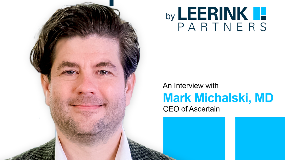 Mark Michalski Ceo Of Ascertain On Ai In Health Care Seizing