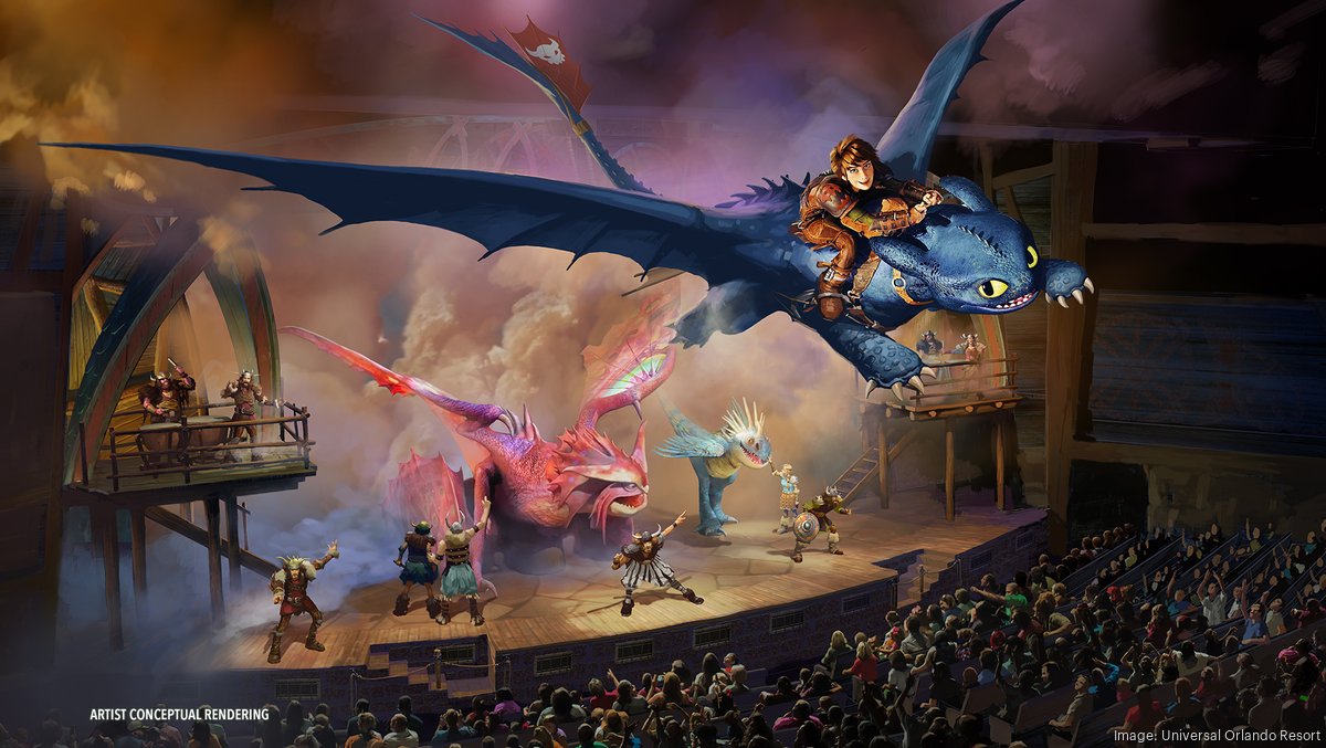 Epic Universe's How to Train Your Dragon park details revealed ...