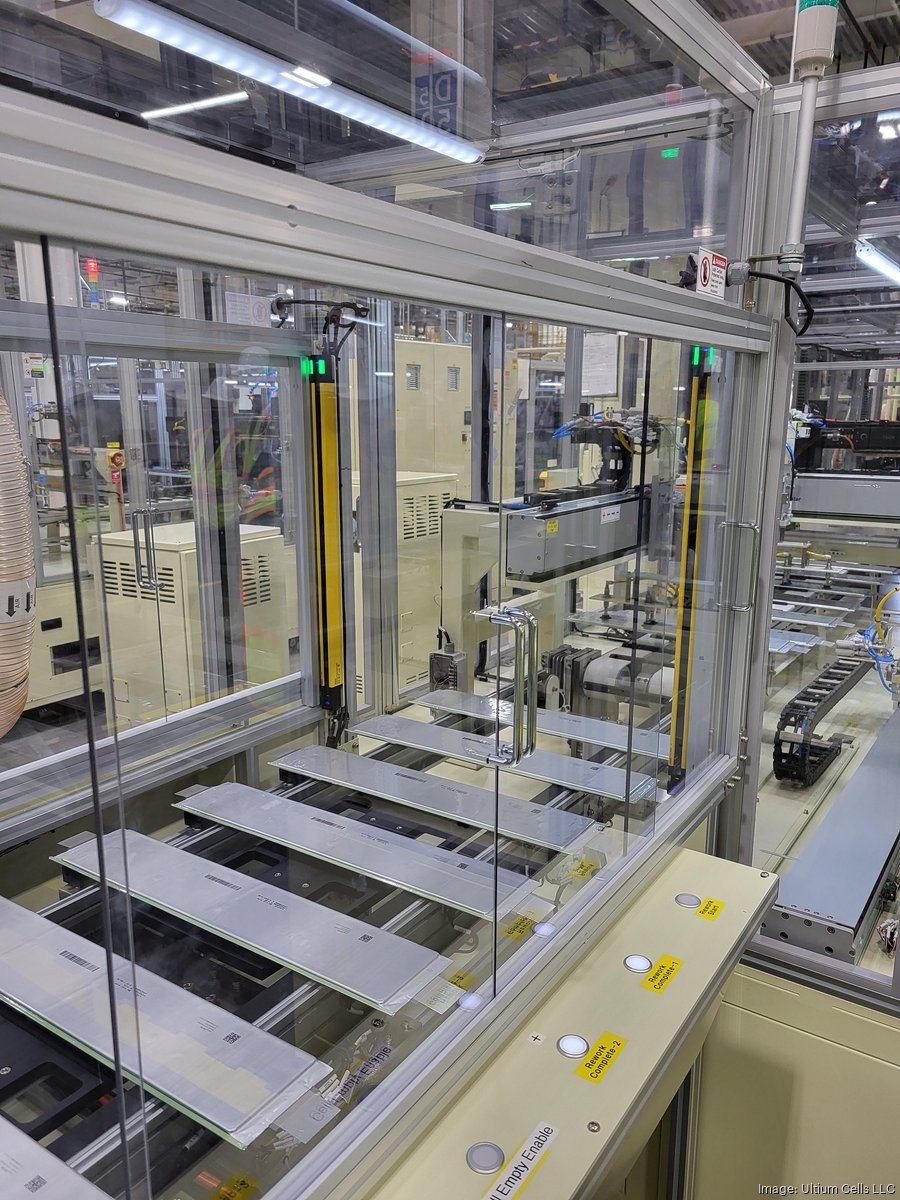 EV battery plant Ultium Cells ships first cells to GM factory ...