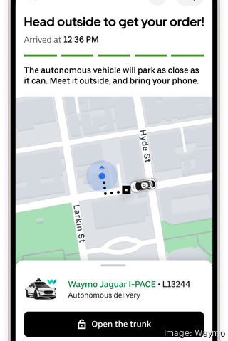 Uber Eats and Waymo team up for autonomous food delivery - Phoenix ...