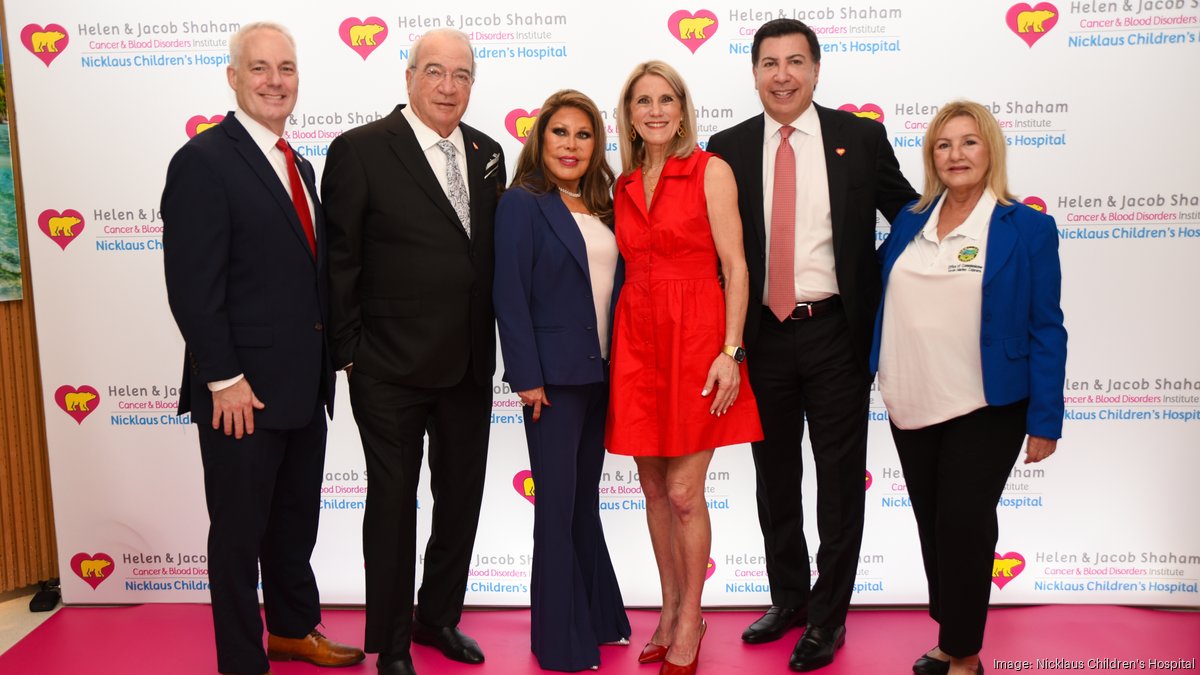 Helen and Jacob Shaham donate to Nicklaus Children's Hospital - South ...