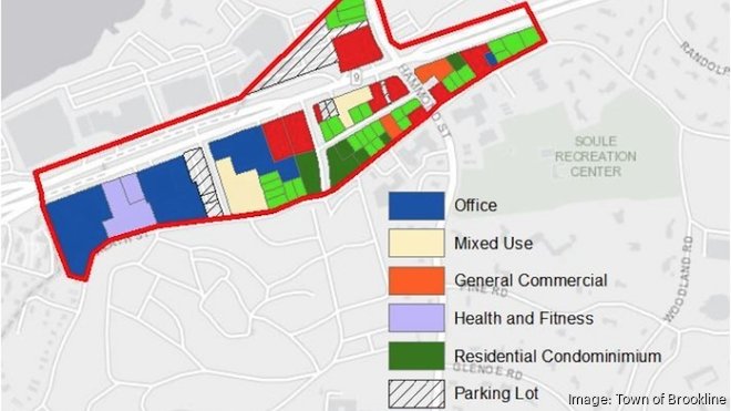 Brookline seeks to rezone Route 9 land to boost commercial development ...