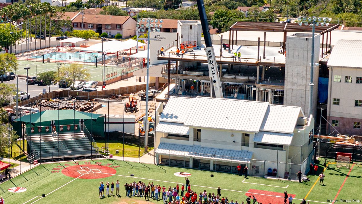 Tampa Prep reaches construction milestone on $20M building - Tampa Bay ...