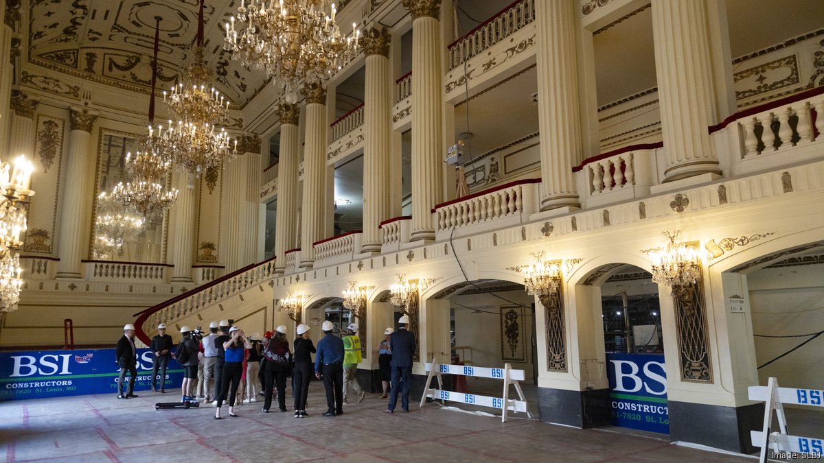 Symphony shows off Powell Hall progress, says renovation is on time ...