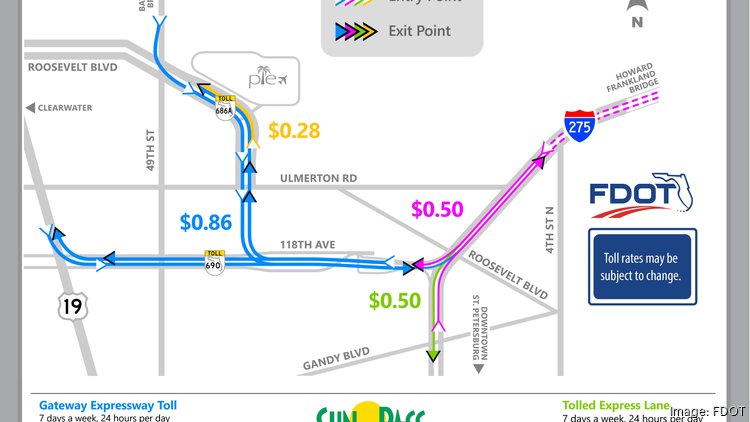 Gateway Expressway project to finally open this week - Tampa Bay ...