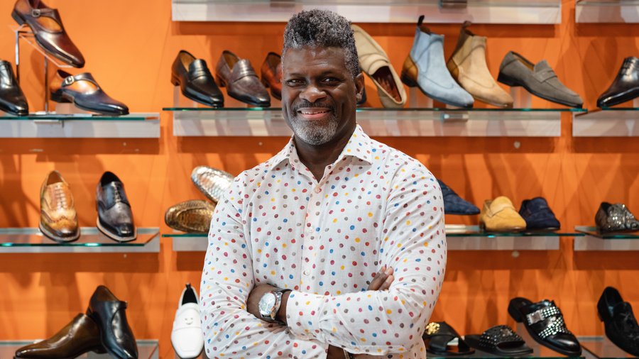 Small business owner Steve Jamison shares the story of Blue Sole Shoes ...
