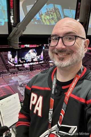 Entrepreneur moonlights as PA announcer for Carolina Hurricanes ...