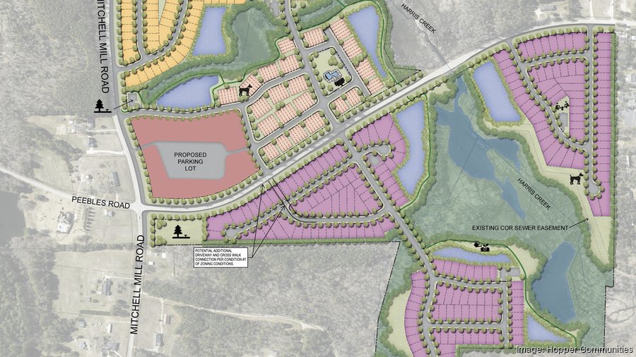 Charlotte developer targets Rolesville again for new homes - Triangle ...