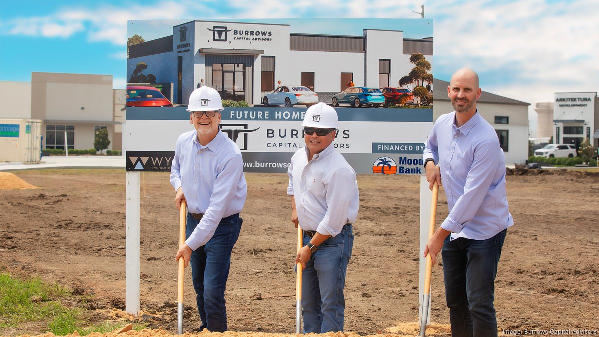 Burrows Capital Advisors breaks ground on new headquarters - Houston ...