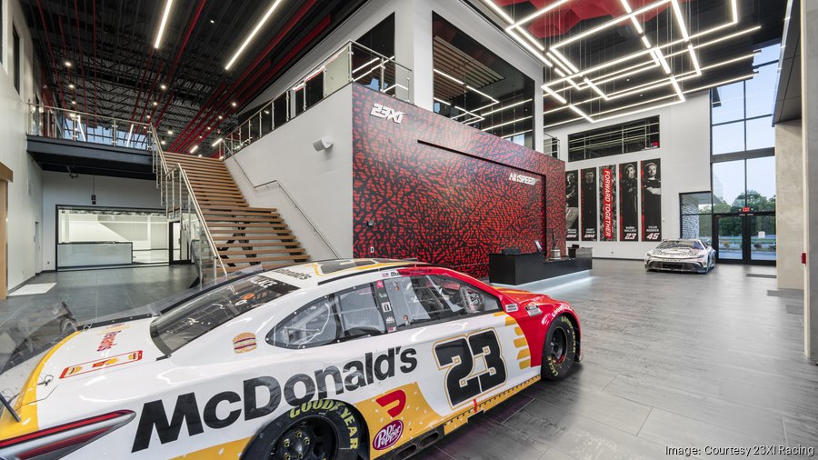 Michael Jordan, Denny Hamlin open 23XI Racing HQ - Charlotte Business ...