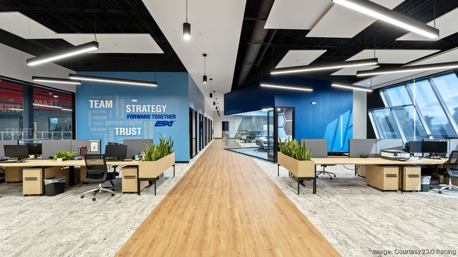 Michael Jordan, Denny Hamlin open 23XI Racing HQ - Charlotte Business ...