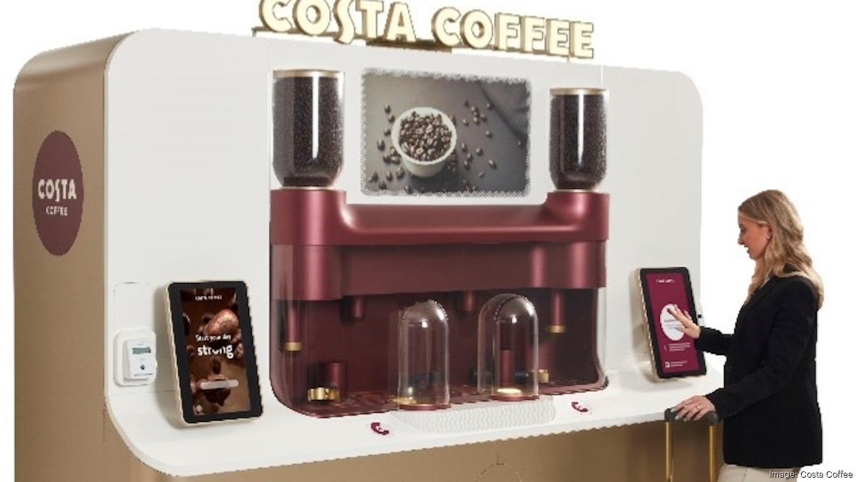 Austin airport: Costa Coffee removes robotic coffee machines - Austin ...