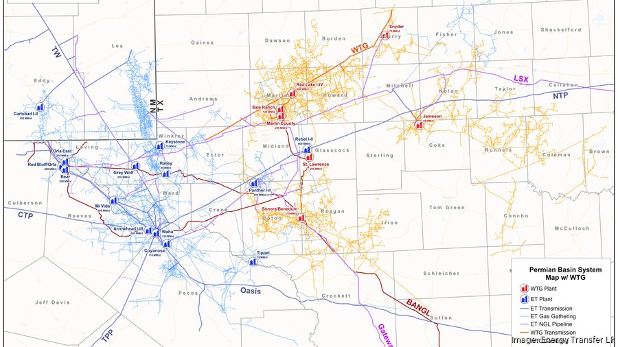 Energy Transfer to buy WTG Midstream for $3.25B - Dallas Business Journal