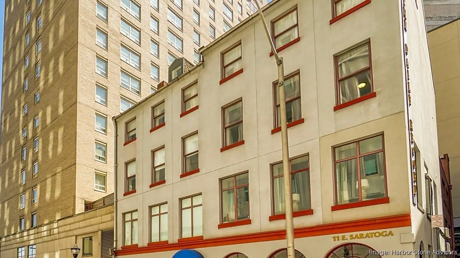 Former Daily Record building heads to auction in downtown Baltimore ...