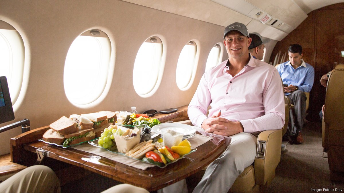 Gronk's latest partnership is with Boston private jet company Sentient ...