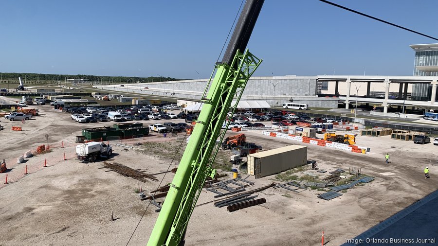 Orlando International Airport Terminal C pedestrian bridge milestone ...