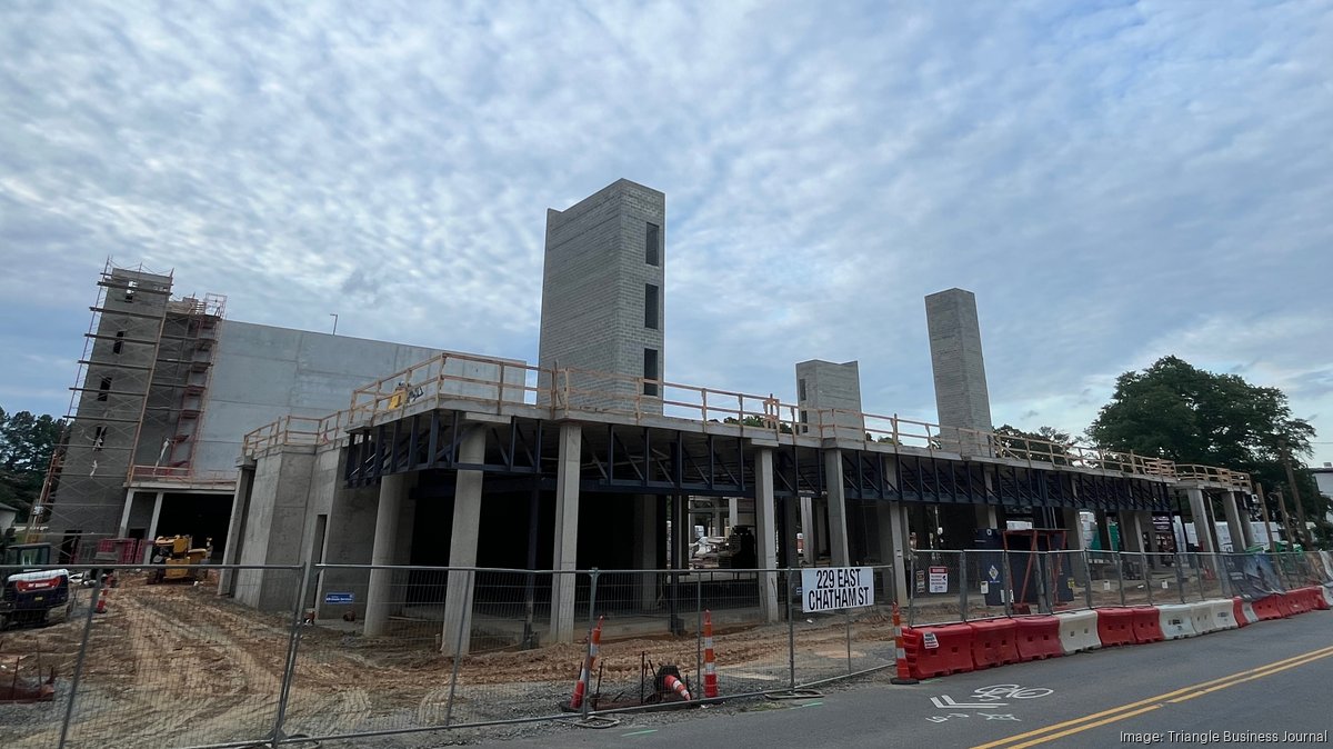 New apartments, offices rise in downtown Cary - Triangle Business Journal
