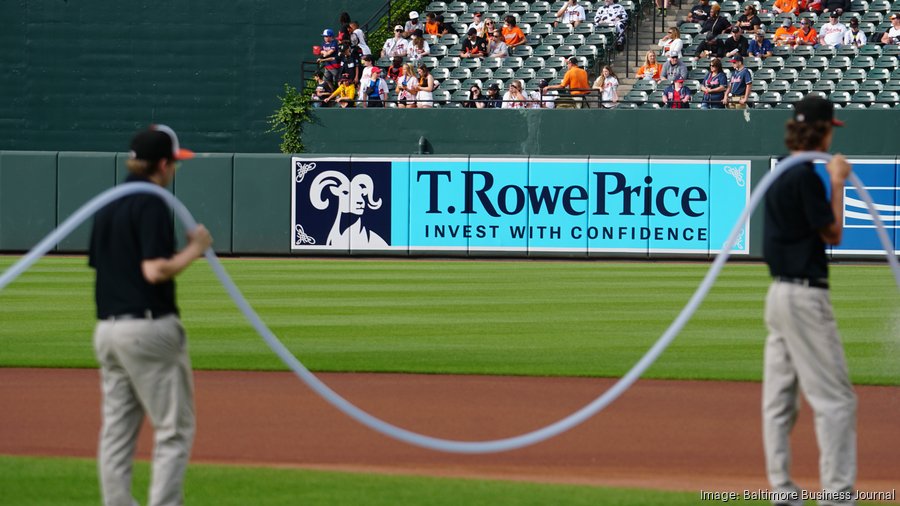 T. Rowe Price's Orioles sponsorship on display at Camden Yards ...