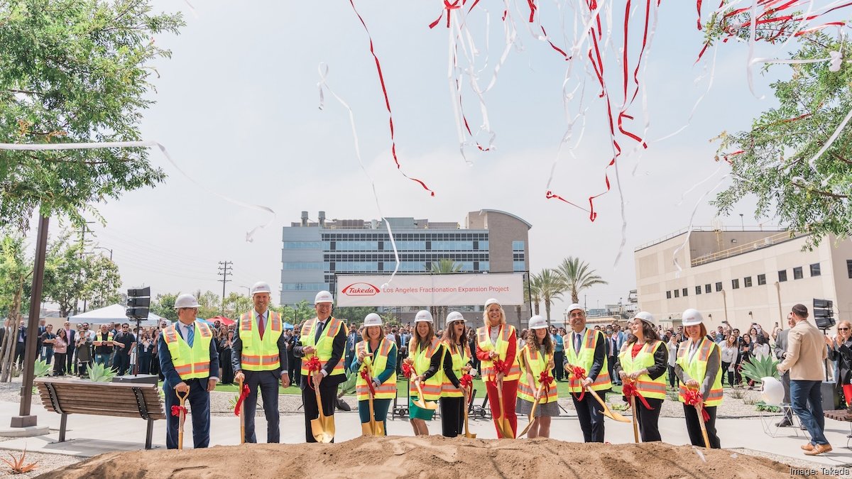Takeda breaks ground on L.A. manufacturing facility expansion - L.A ...