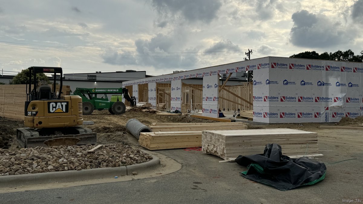 Shoppes at Sedgefield Crossing in Greensboro under construction - Triad ...