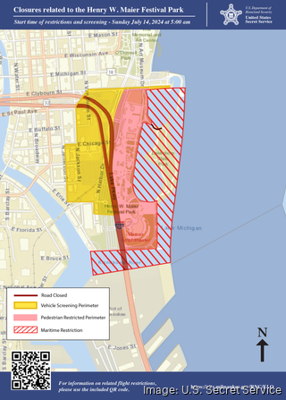 U.S. Secret Service shares security zone maps for 2024 RNC in Milwaukee ...