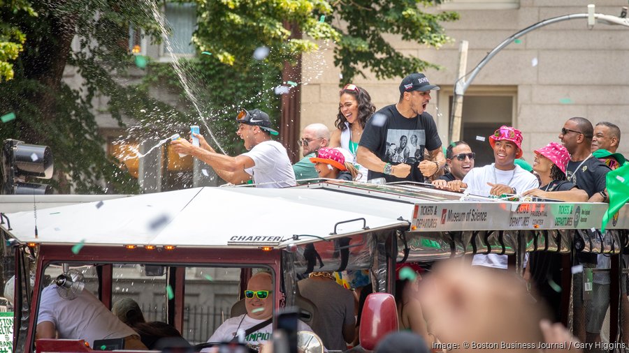 Celtics parade 2024 photos show crowds, crazies to parade route ...
