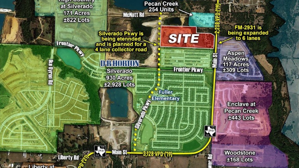Lennar plans 300-home neighborhood near Aubrey, north of Dallas ...