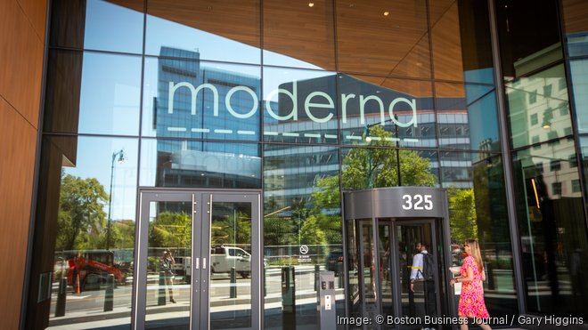 Moderna approved for new sign on Cambridge building - Boston Business ...