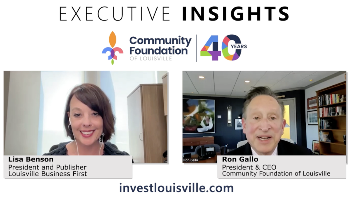 Executive Insights: Ron Gallo, CEO of the Community Foundation of ...