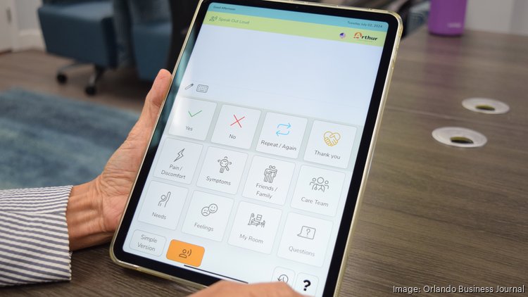 Orlando Health Arthur App gives voice to patients who can't speak ...
