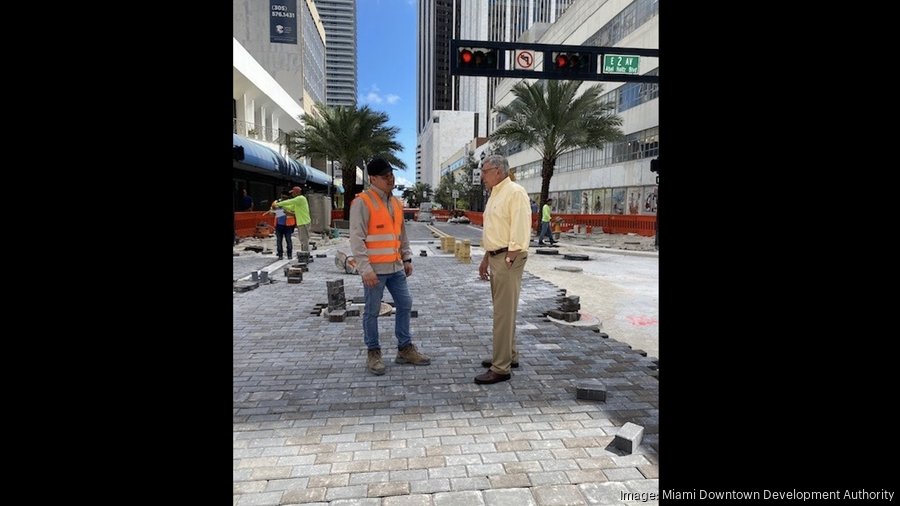 Downtown Miami Flagler Street project expected to be finished in 2025 - South Florida Business ...