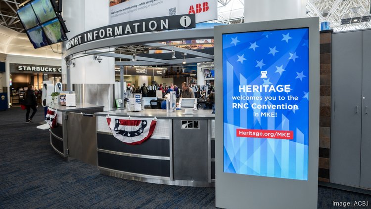 MKE airport preps for RNC with new decor and advertising - Milwaukee ...
