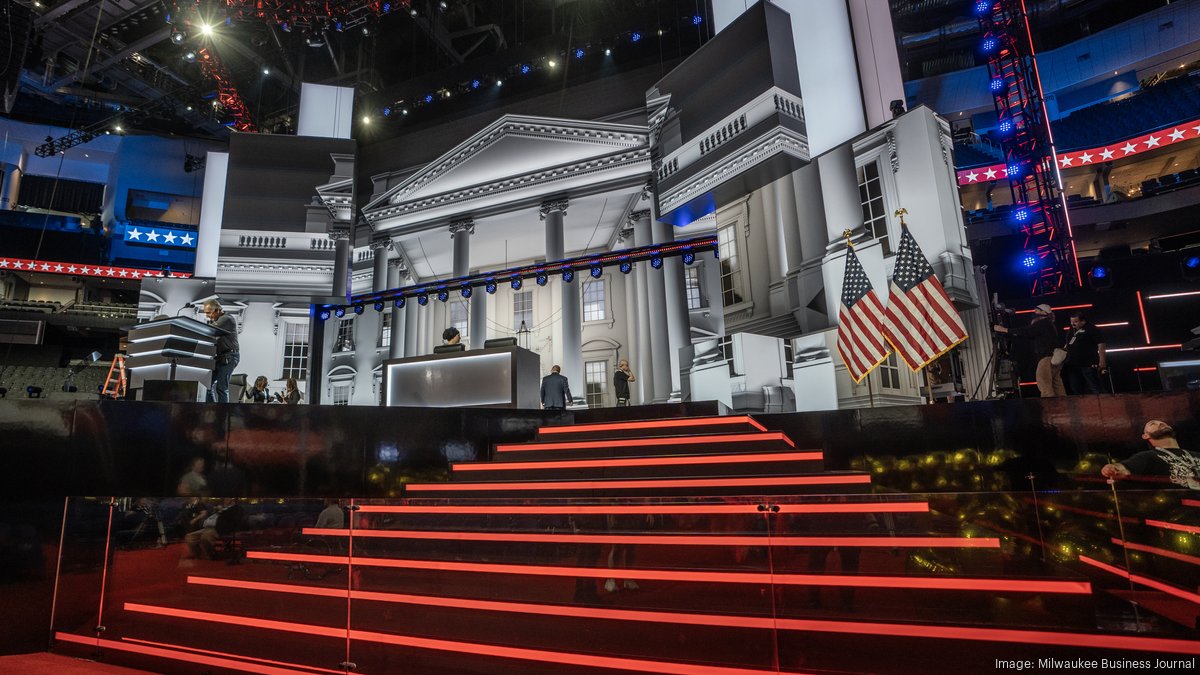A look inside Fiserv Forum on the eve of the Republican National ...