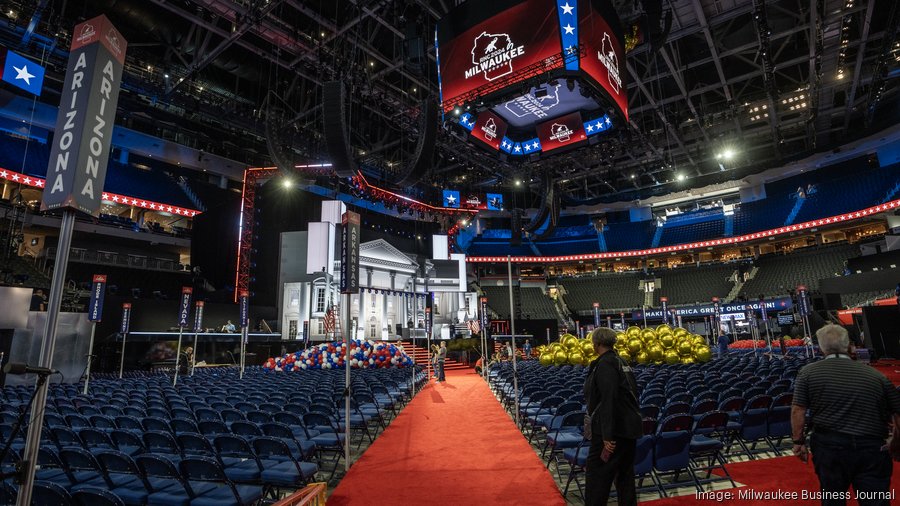 A look inside Fiserv Forum on the eve of the Republican National ...