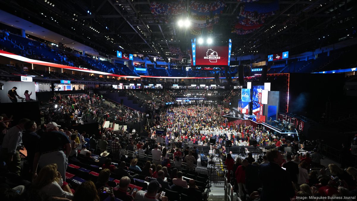 Upper-deck seats empty at Fiserv Forum during RNC. Why Republicans aren ...