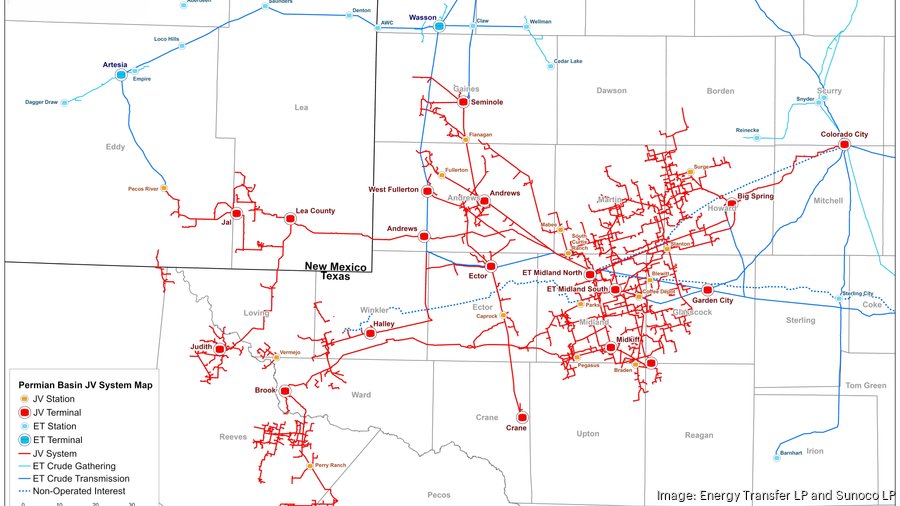 Energy Transfer, Sunoco form Permian Basin pipeline JV - Dallas ...