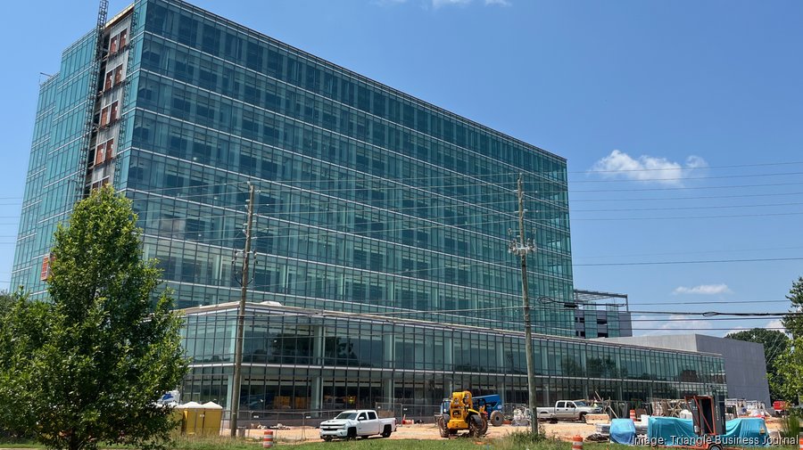 New NCDHHS headquarters building rises in Raleigh - Triangle Business ...