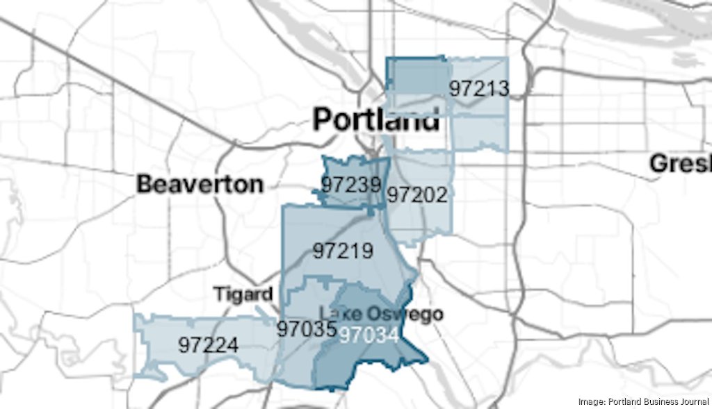 Portland Zip Code Map
