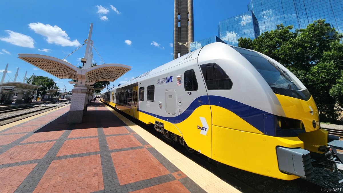 DART Silver Line train set to open Oct. 25 - Dallas Business Journal