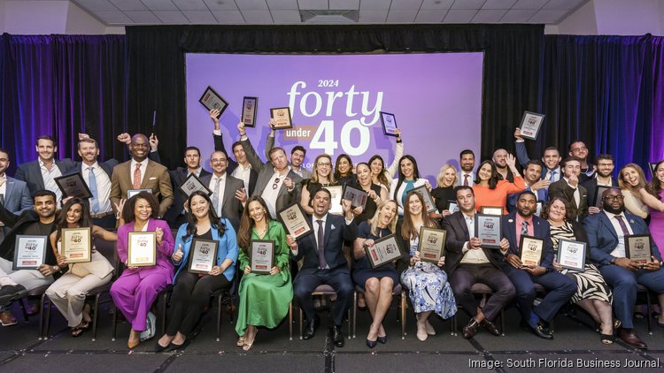 South Florida Business Journal 40 under 40 awards 2024 - South Florida ...