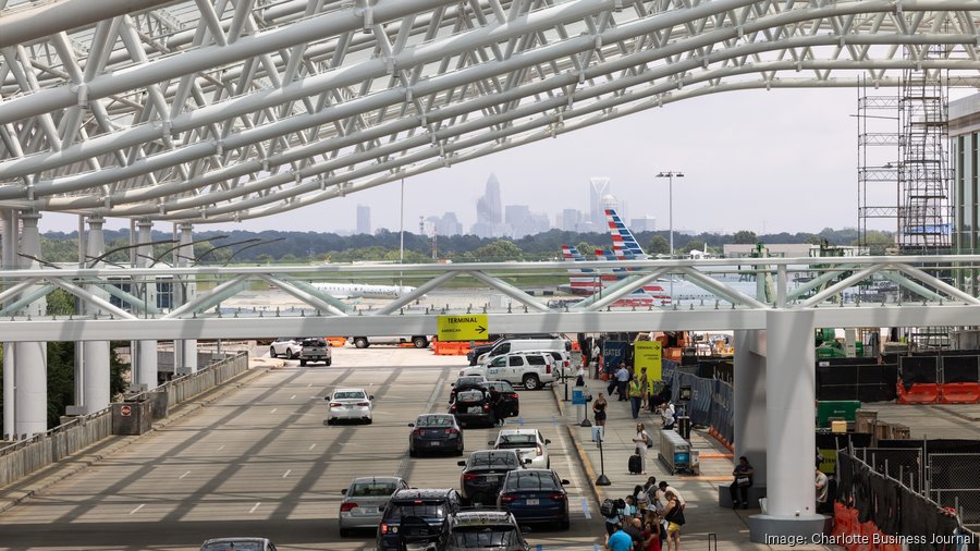 CLT executive expects fewer delays on airport entry road - Charlotte ...