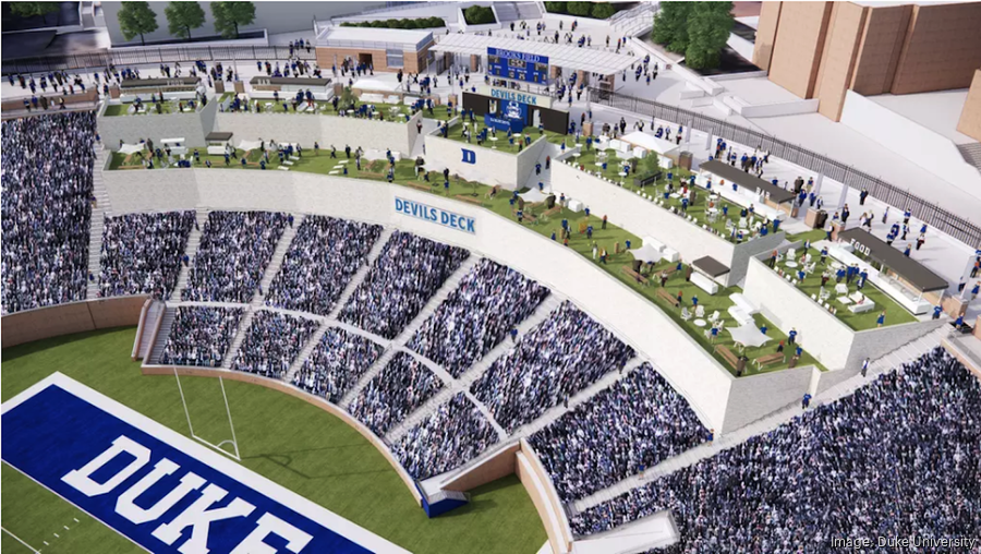 Duke football unveils 'Devils Deck' at Wallace Wade Stadium - Triangle ...