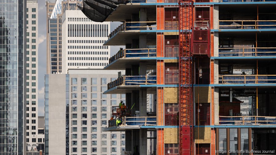 Riverside's Queensbridge Collective apartment tower tops out ...