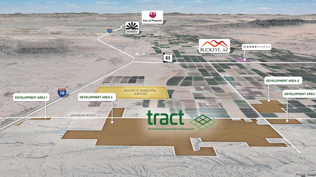 Tract buys 2,100 acres in metro Phoenix for $20 billion data center ...
