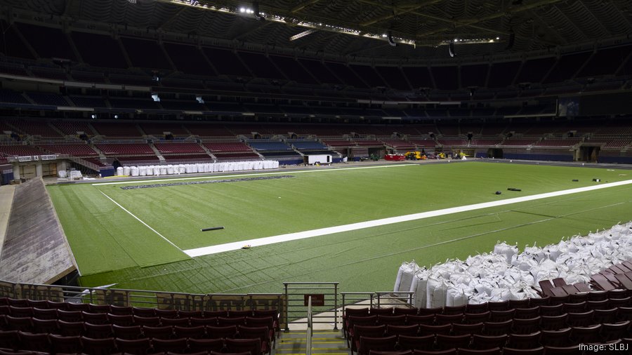 Dome's new turf being installed - St. Louis Business Journal